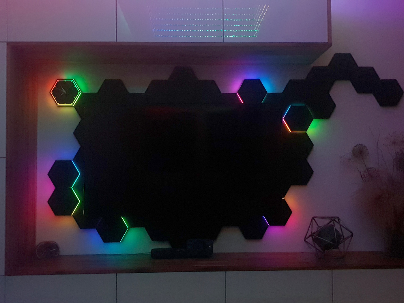 Hexatiles - Hexagon LED Wall tiles by Laisch | Download free STL model ...