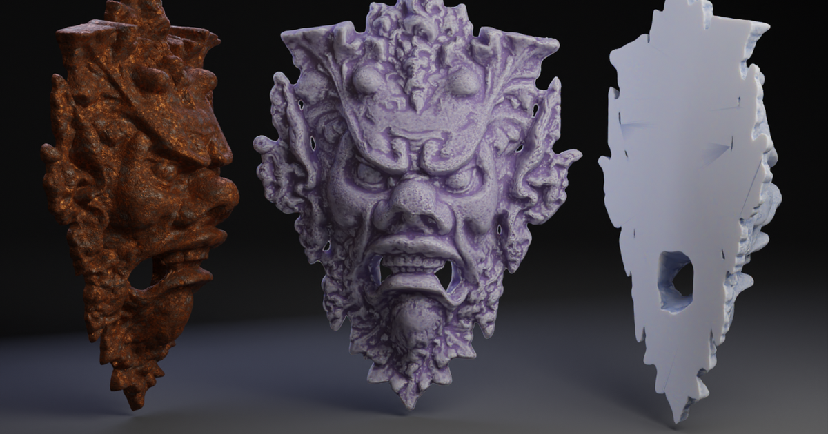 Gothic Pan / Devil Gate or Door Decor by Peter Farell | Printables Store