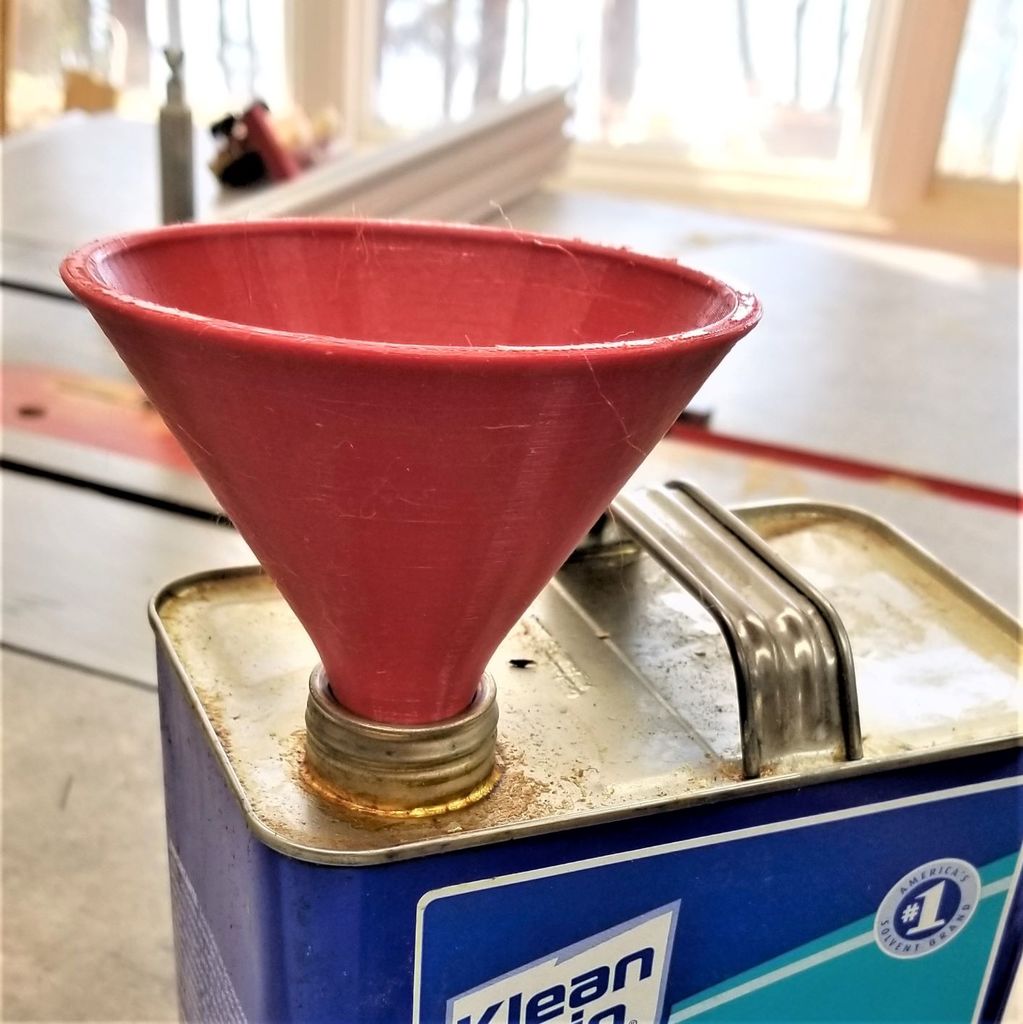 Paint Thinner Funnel by Jimbo70 | Download free STL model | Printables.com