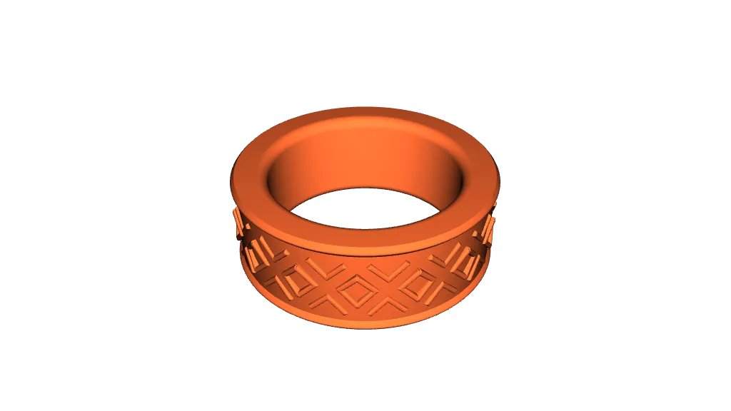 Modern Ring by Lucifershrimp | Download free STL model | Printables.com