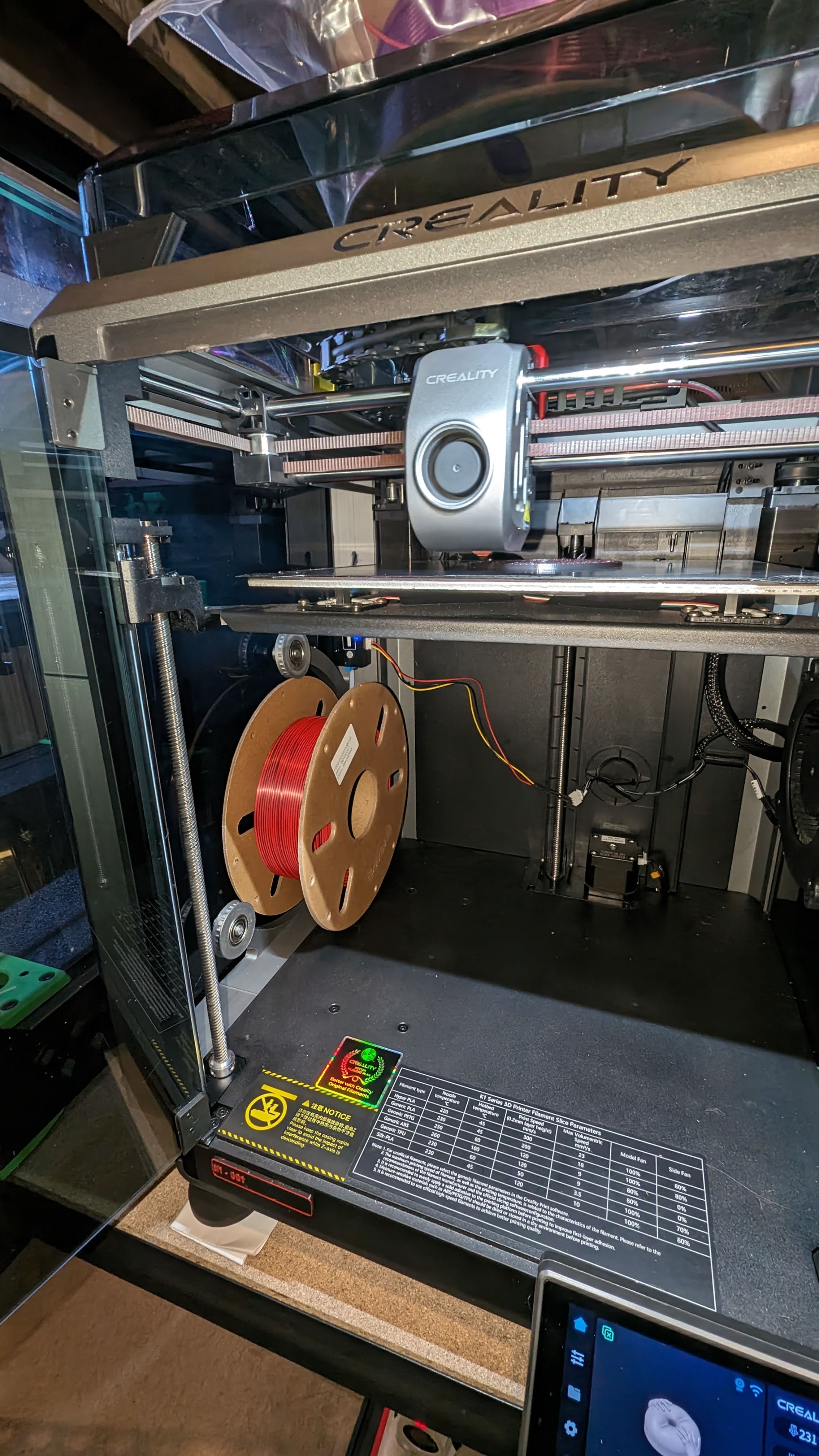 Creality K1 Chamber Spool Holder by GutterGames_CA | Download free STL ...