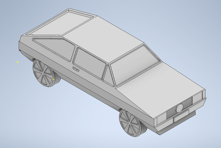 VW Gol Model por Pagai3D | Descargar modelo STL gratuito | Printables.com