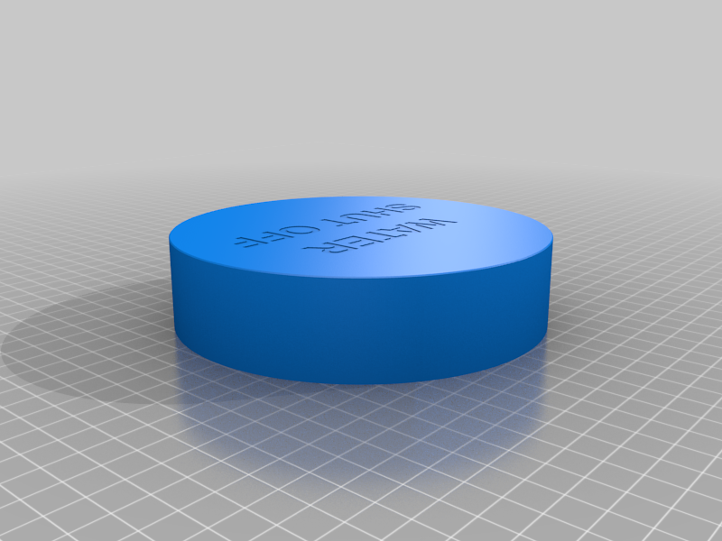 Water valve cutoff Cover by Jimbo70 | Download free STL model ...