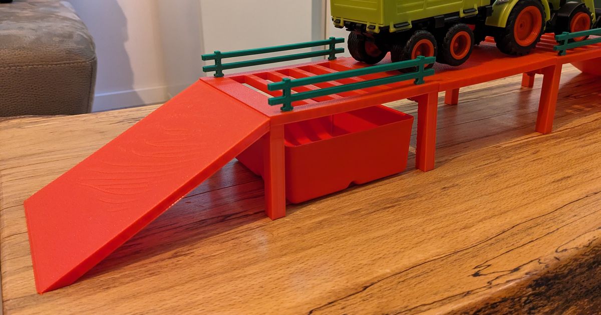 Ramp with tipping grid by 3D King81 | Download free STL model ...