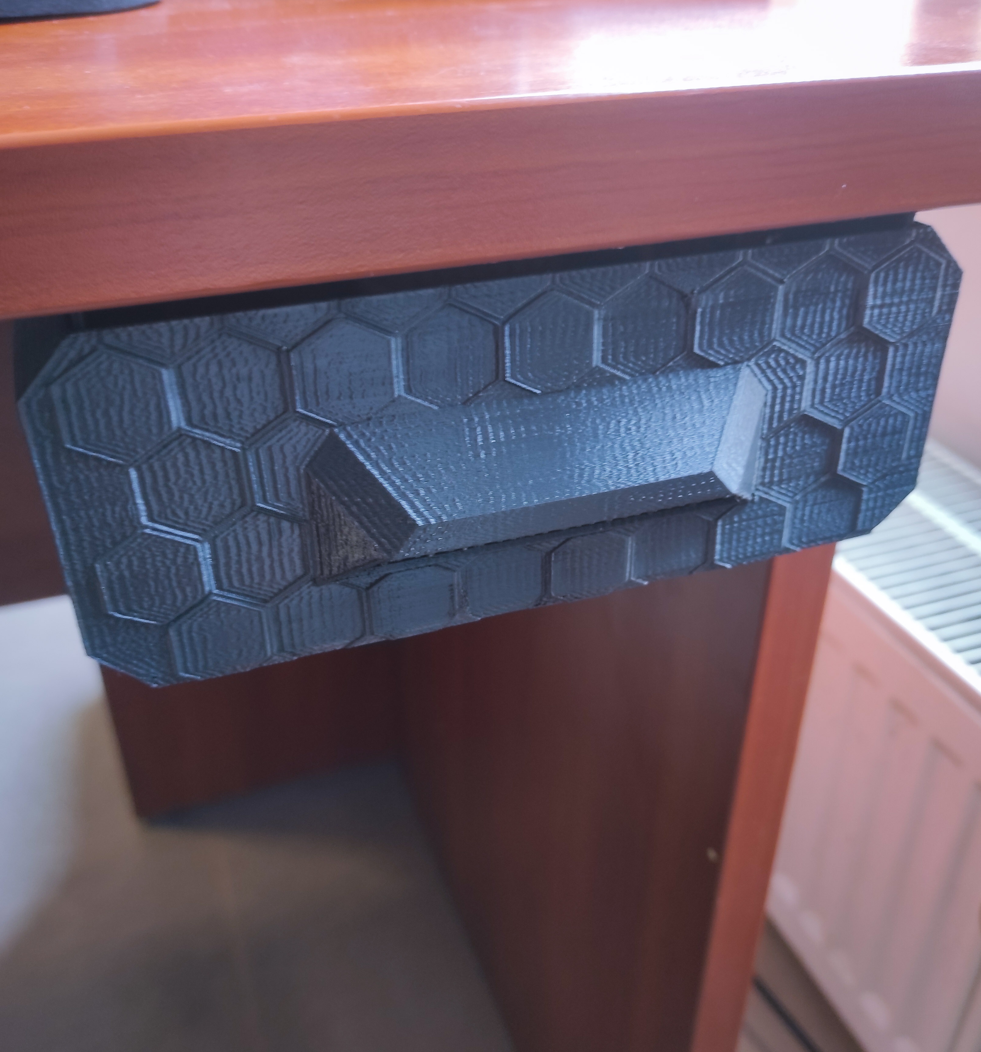 Underdesk Drawer with Hexagonic Design by Gabor Gyarmati | Download ...