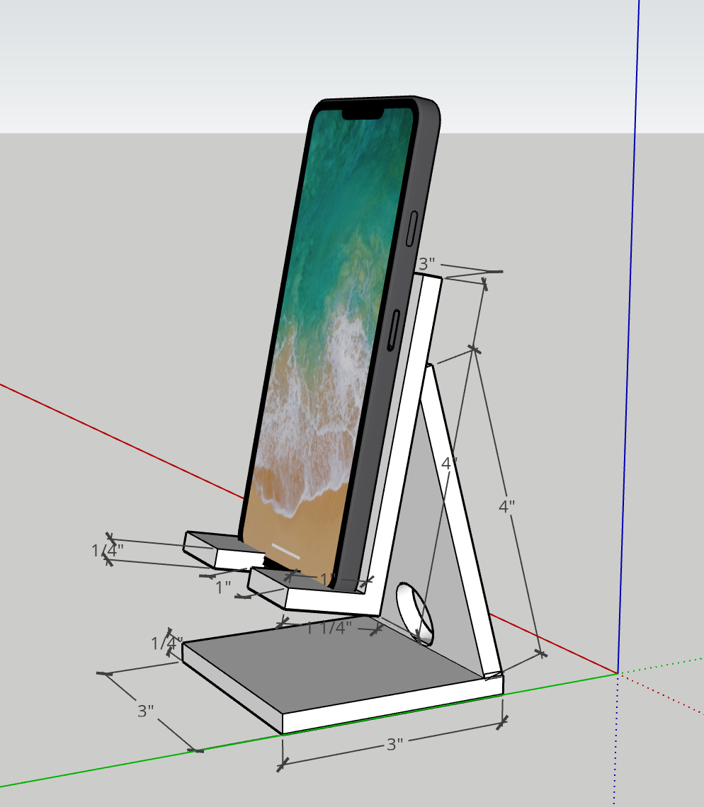 Phone holder by Lordbuttercup | Download free STL model | Printables.com