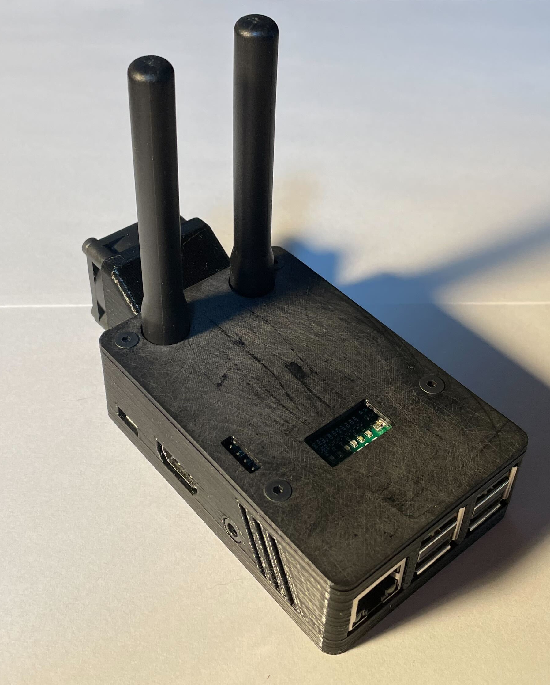 Enclosure for Raspberry Pi with MMDVM Dual HAT by rimio | Download free ...