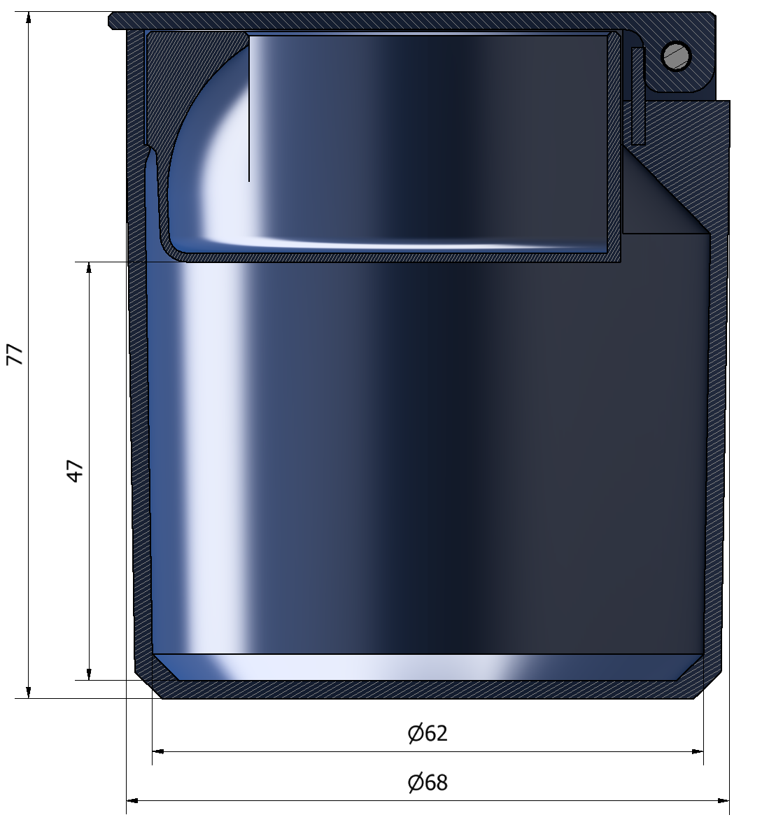 Cup holder container by LSC | Download free STL model | Printables.com