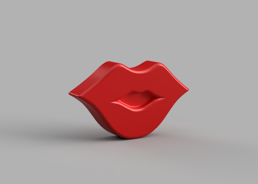 Lips Card Box by automontronic | Download free STL model | Printables.com
