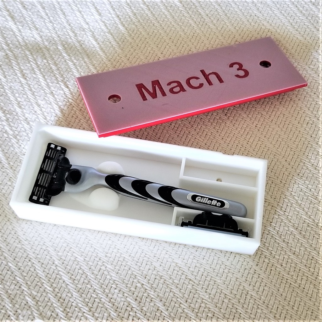 Mach3 Razor Travel Case by Jimbo70 | Download free STL model ...