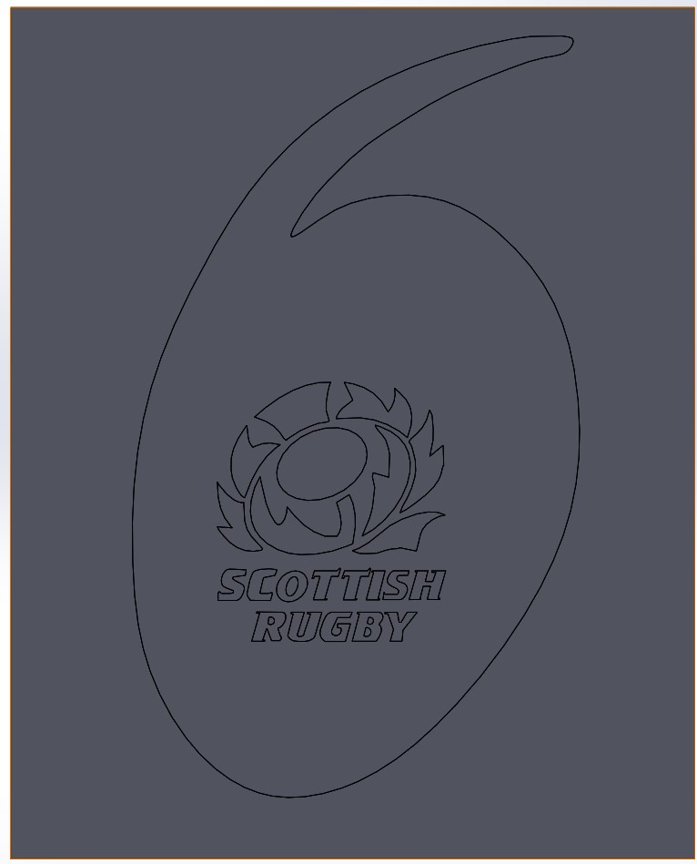 6 nations logo ft team logo by Raceforfirst gaming | Download free STL ...