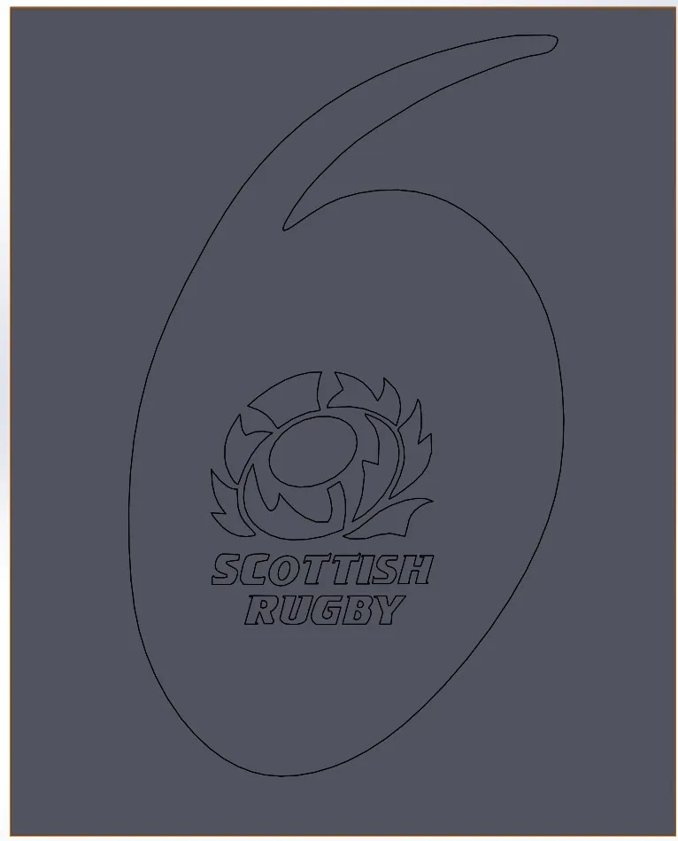 6 nations logo ft team logo by Raceforfirst gaming | Download free STL ...