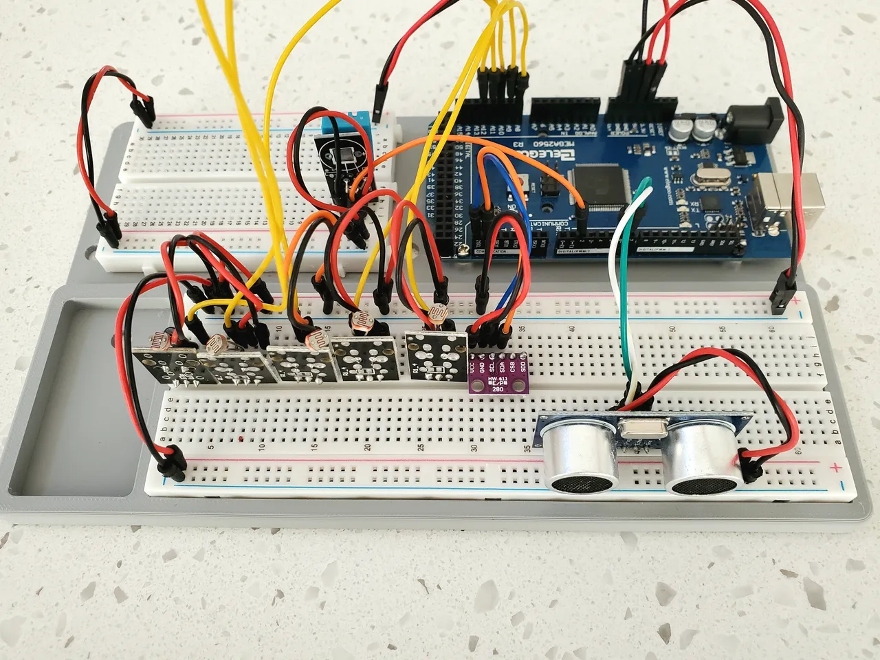 Arduino Mega with Breadboard by tomk0014 | Download free STL model | Printables.com