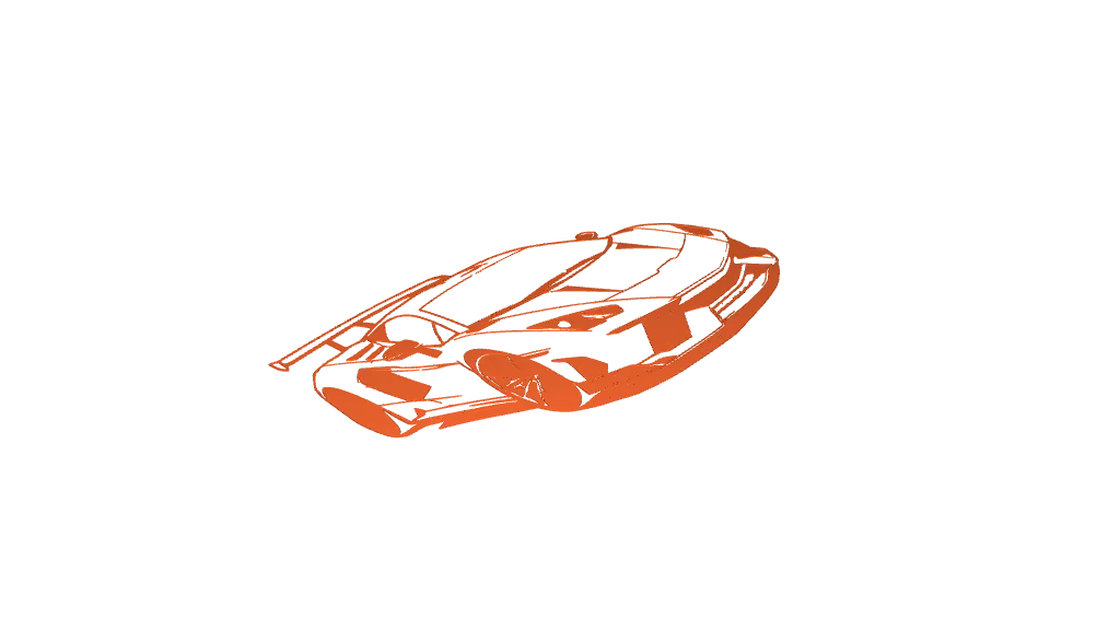 Super Car Wall Art 2d by Squirrelsoft-py | Download free STL model ...