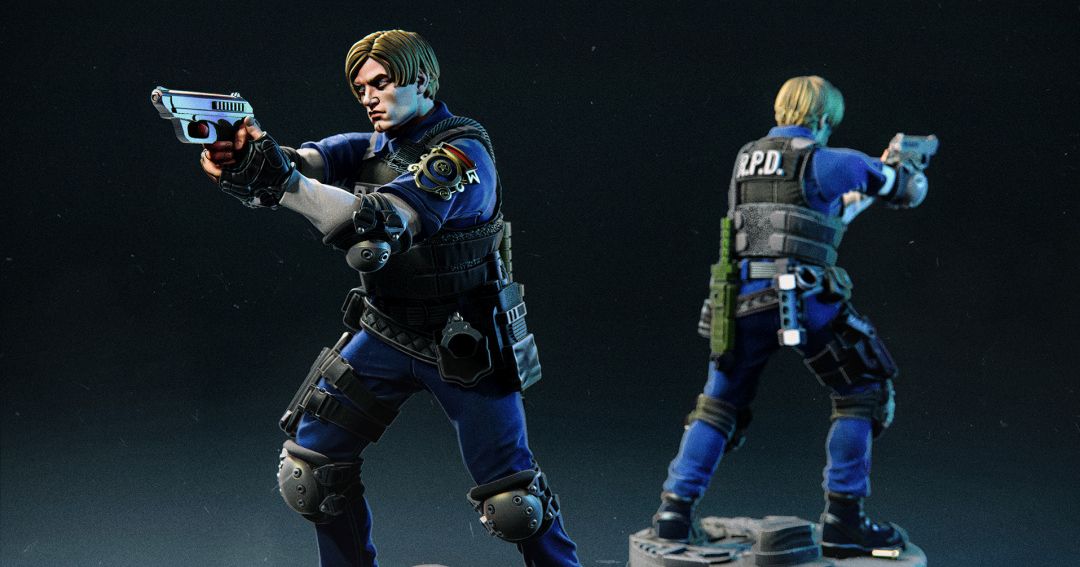 Resident Evil Fan Collectible - Leon S Kennedy RE2 by Ts3D | Download ...