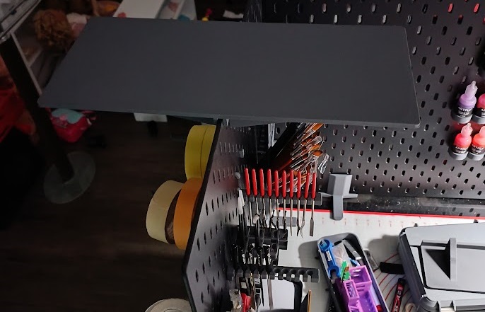 Ikea Skadis Top Shelf doublesided 36.5cm x 18cm / 20cm / 36.5cm by Mu4 ...