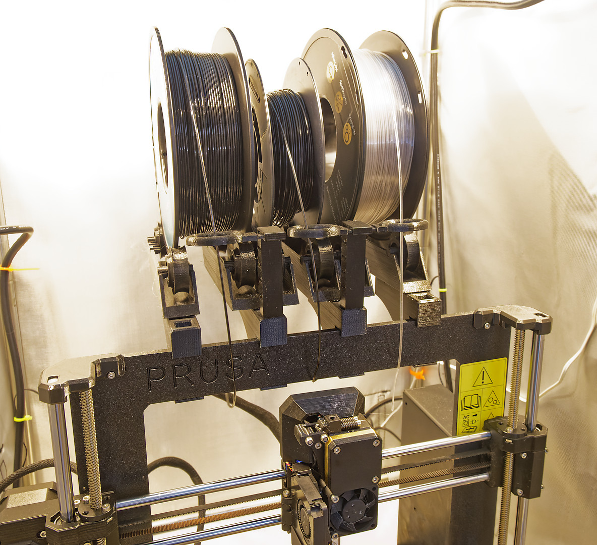 Spool(s) Holder: Printer Mounted by Gord.Lawry | Download free STL ...