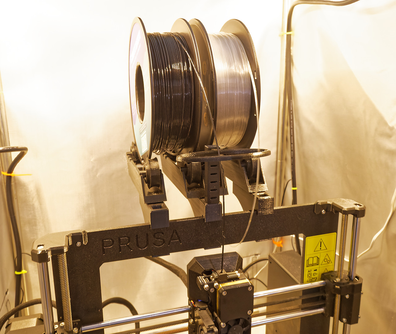 Spool(s) Holder: Printer Mounted by Gord.Lawry | Download free STL ...