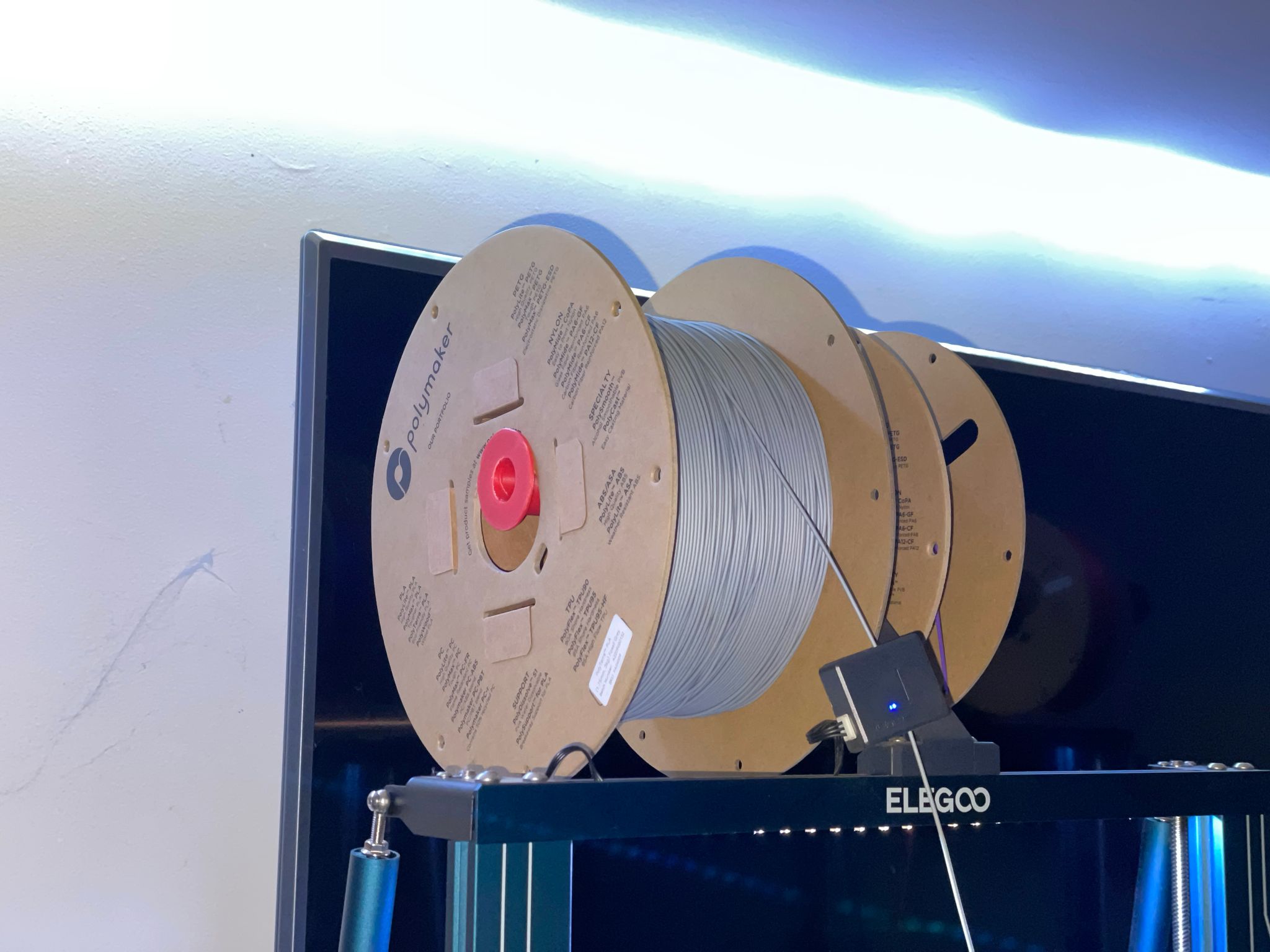 Elegoo Neptune 3Kg roll adapter by Edo Esaine | Download free STL model ...