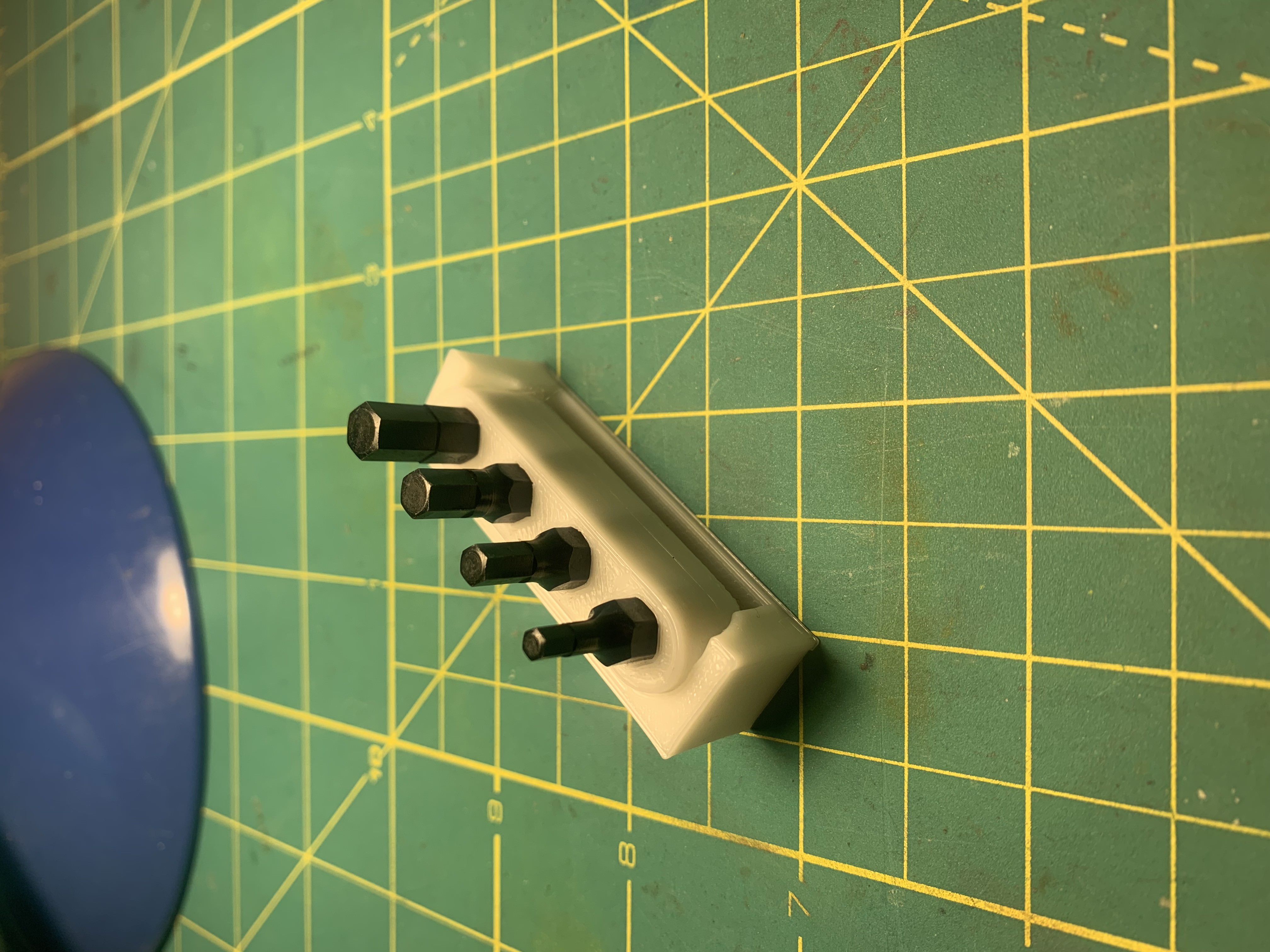 Hinged Magnetic Hex Bit Holder by YK2B | Download free STL model | Printables.com