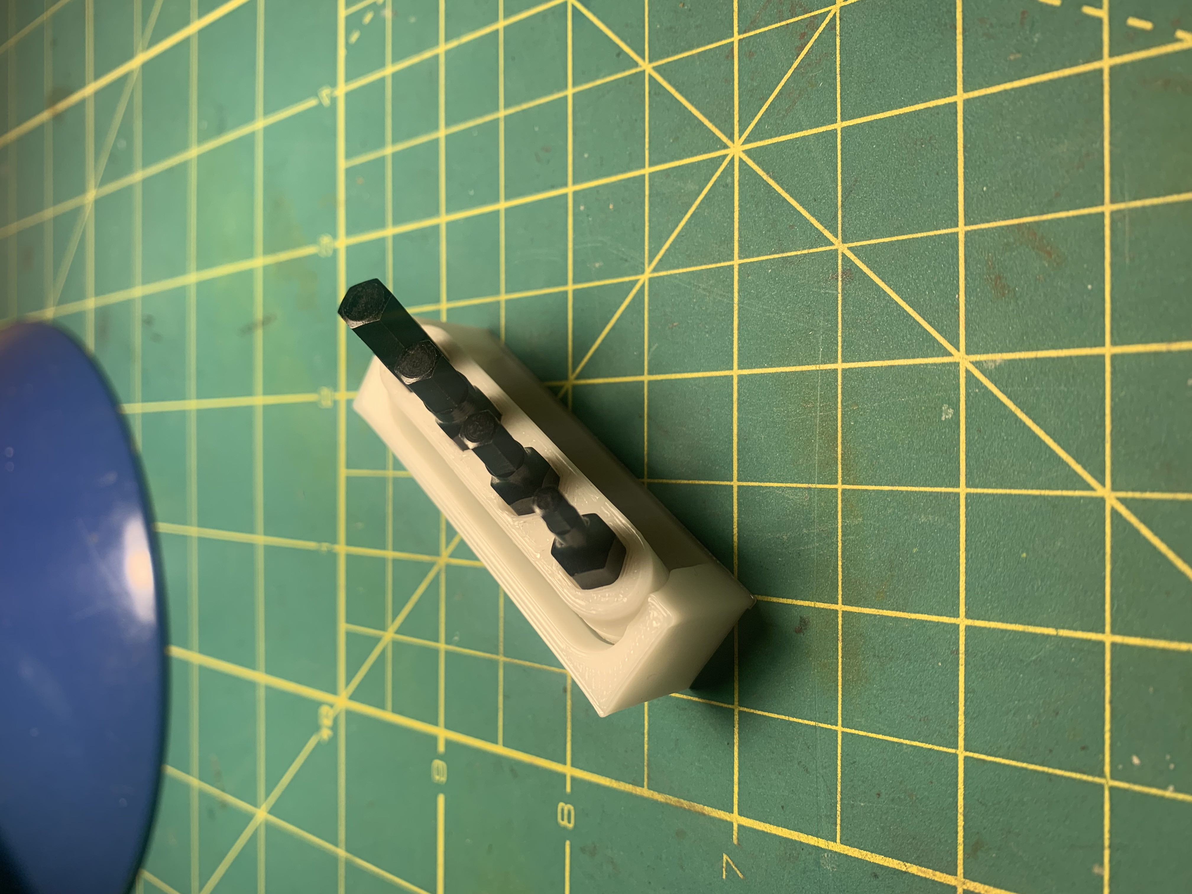 Hinged Magnetic Hex Bit Holder by YK2B | Download free STL model | Printables.com