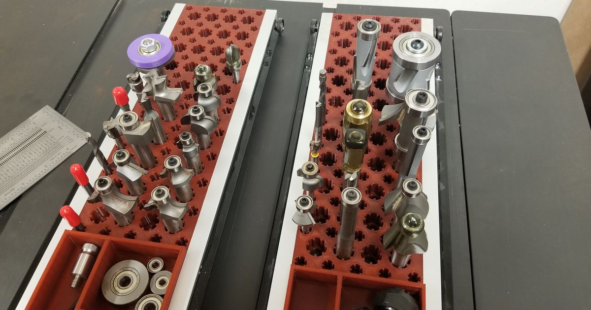 Router bit drawer by Shane W | Download free STL model | Printables.com