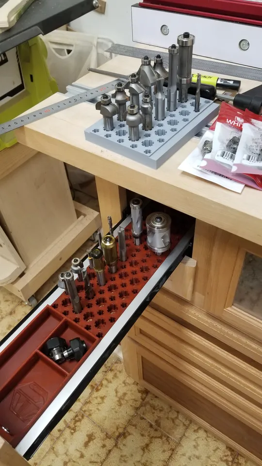 Router bit drawer by Shane W | Download free STL model | Printables.com