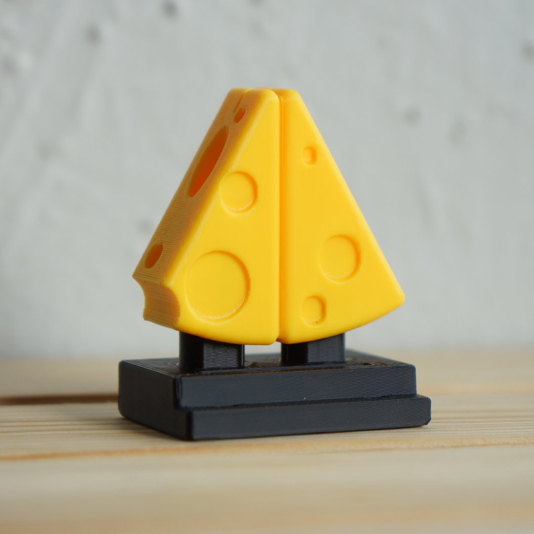 Zipper Pull - Cheese by Whadup | Download free STL model | Printables.com