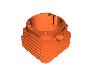 Engine cylinder flower pot. by Delta Protogen | Download free STL model ...