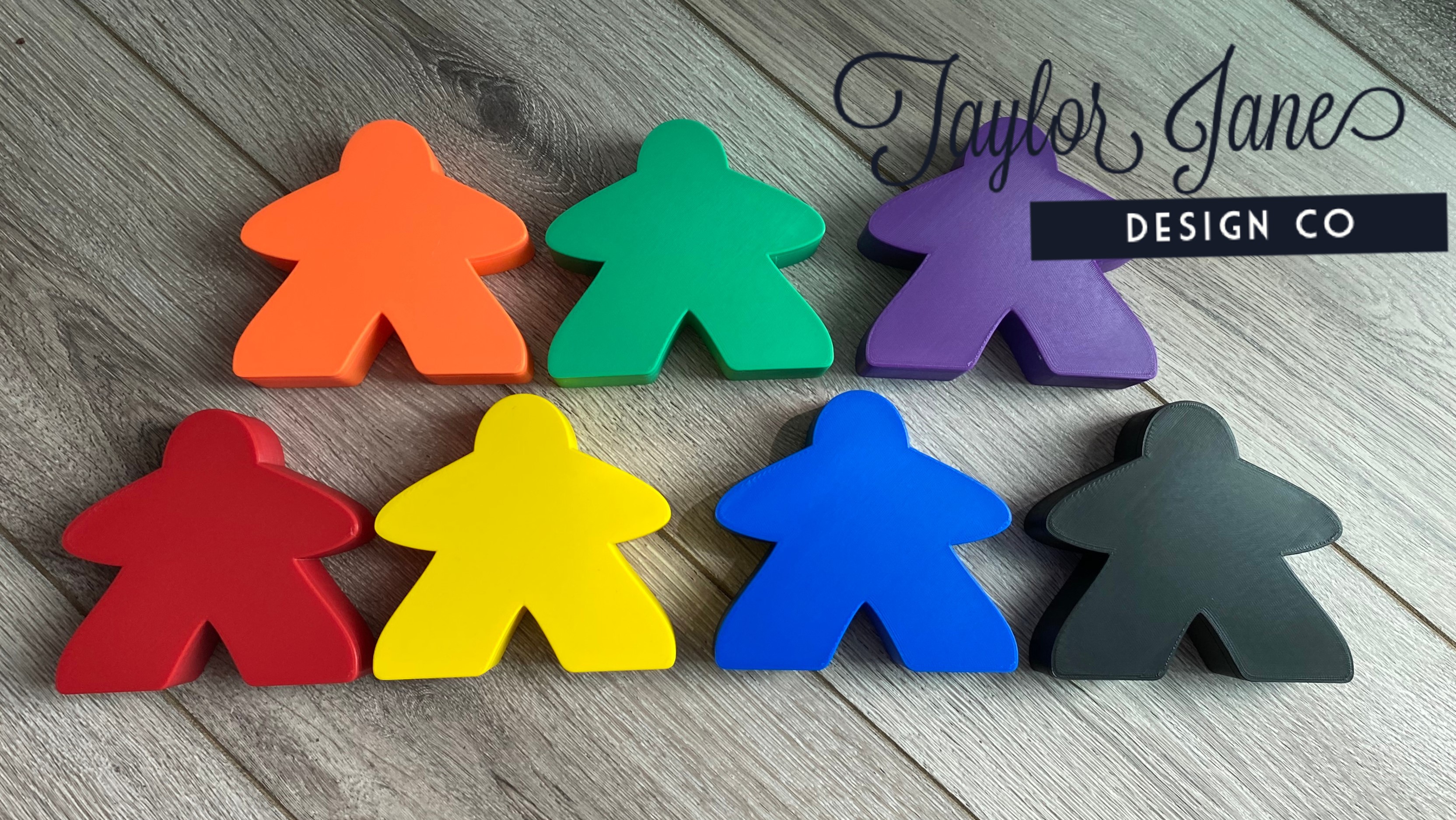 Board Game Meeple Box (Magnet Closure) by tjdesign | Download free STL model | Printables.com