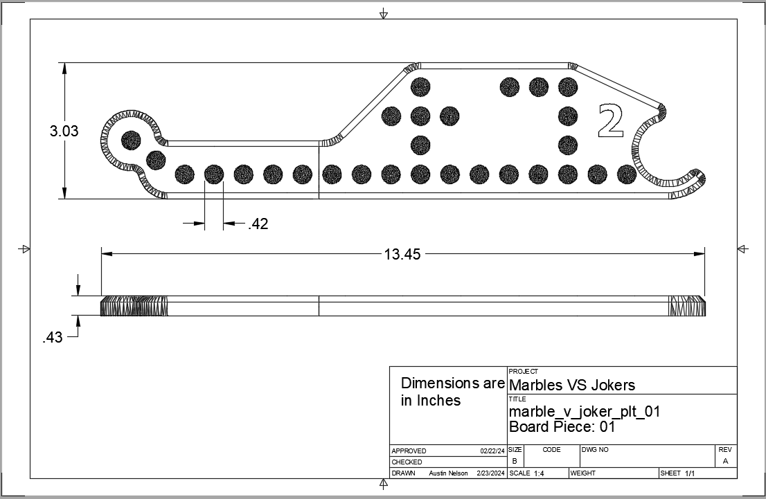 Marbles and Jokers Board Game par ANE_Plastics | Boutique Printables