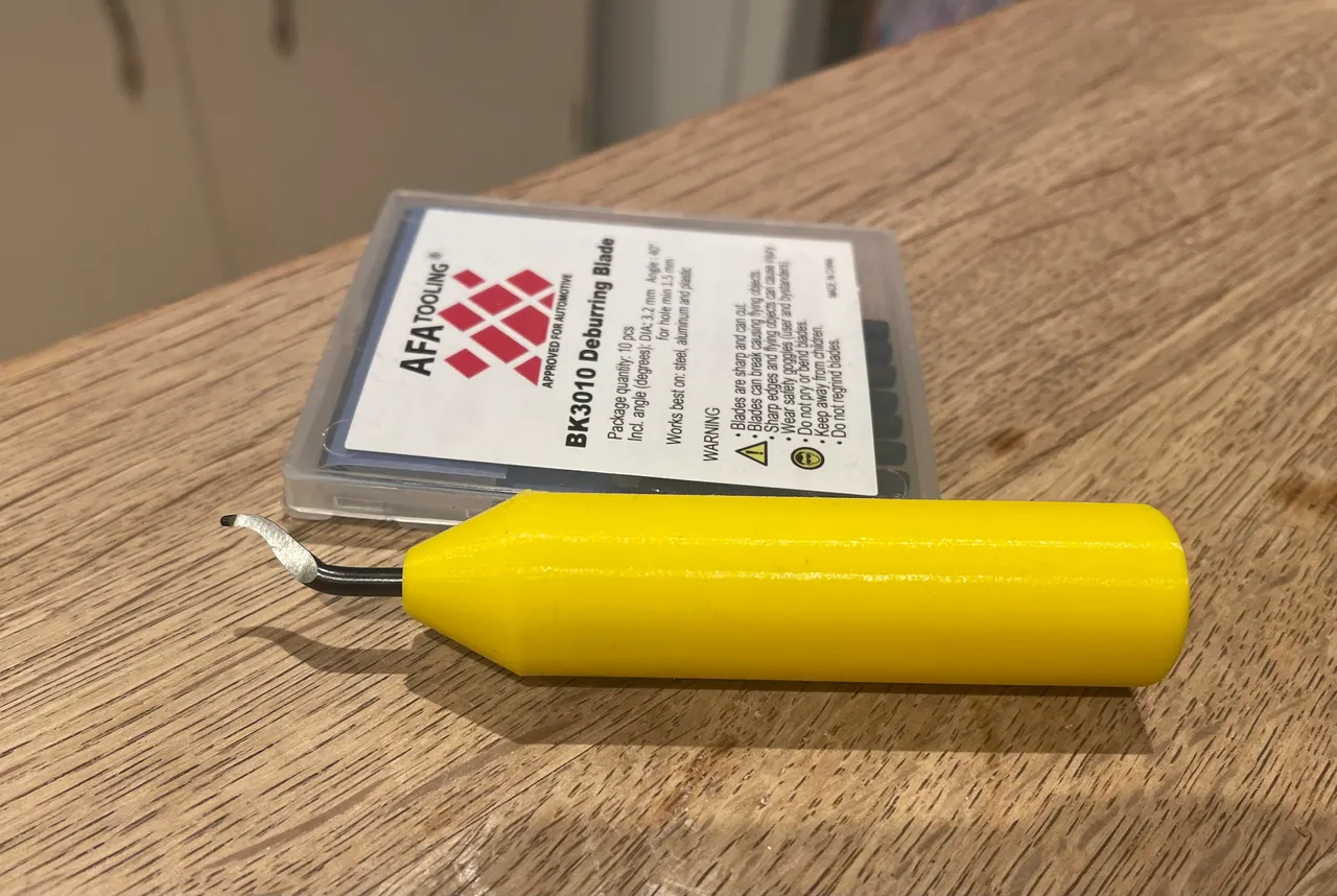 Deburring tool by jkoether | Download free STL model | Printables.com