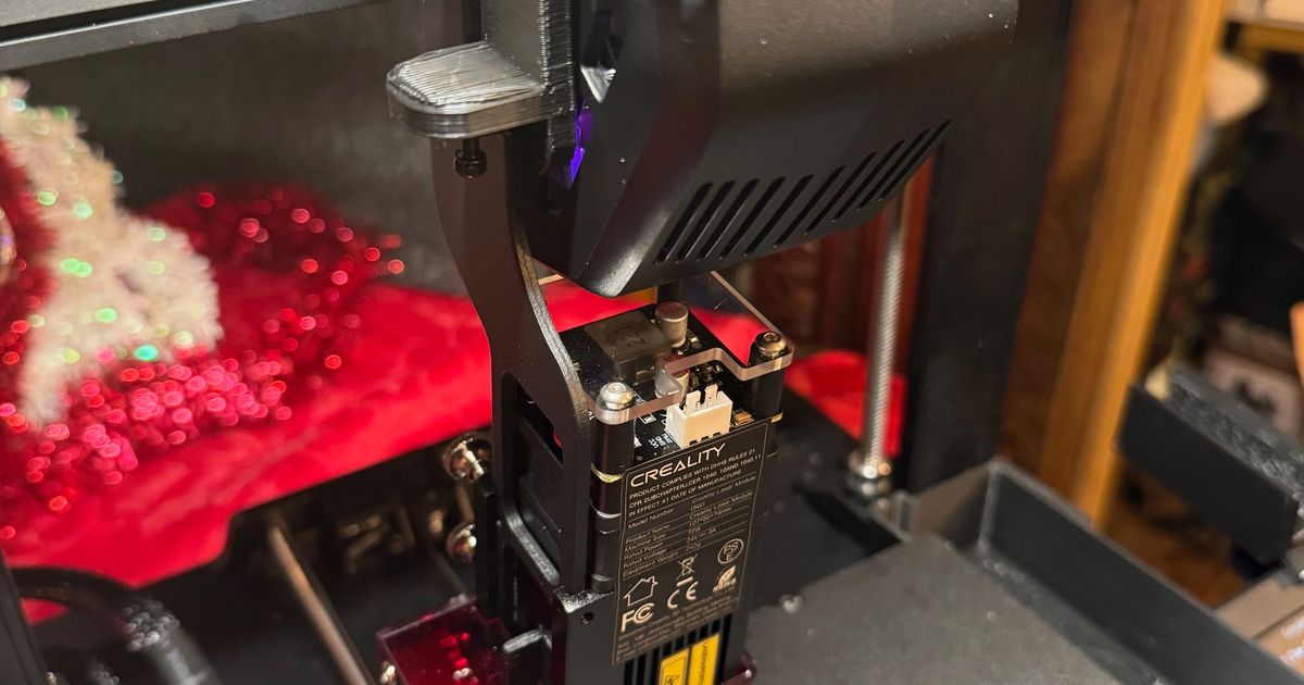 laser module bracket on the Ender 3 v3 SE by Chris Bouska | Download ...