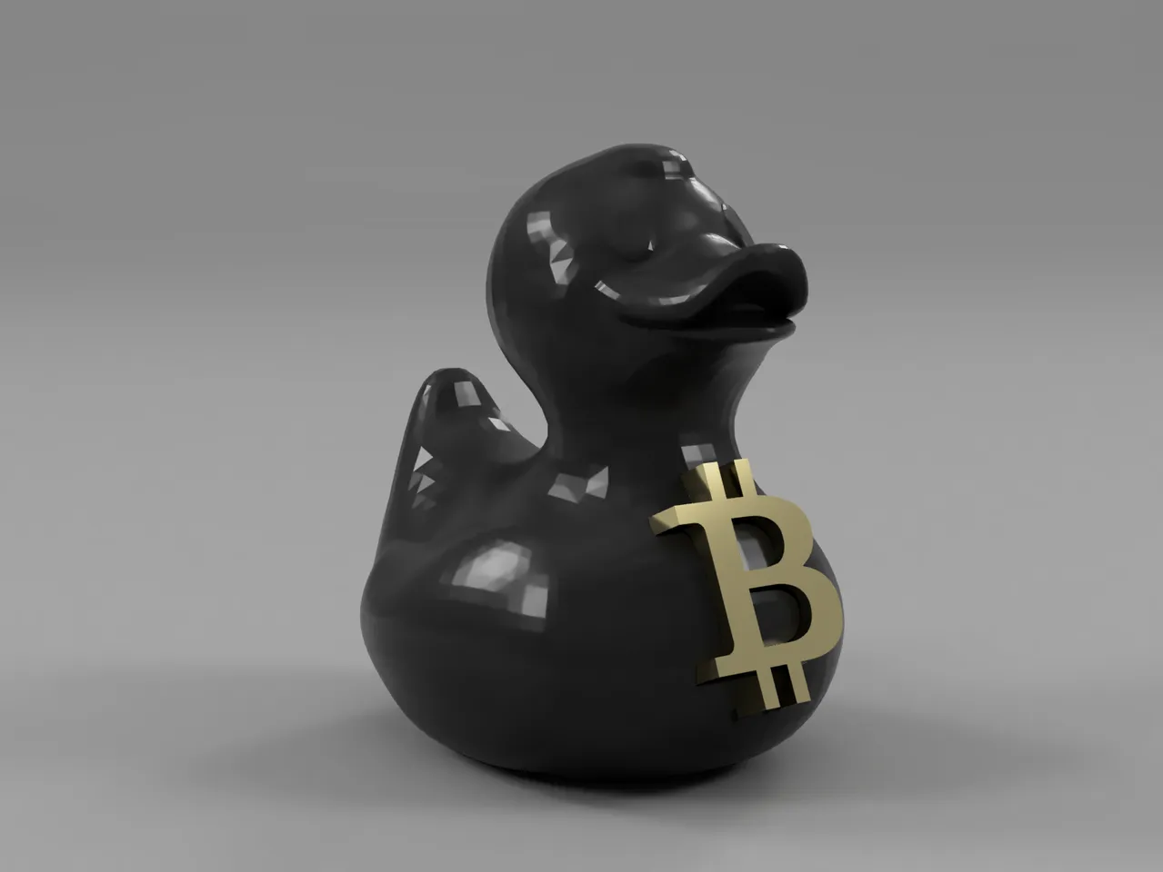 Bitcoin the Duck by Grunkle_Bitcoin | Download free STL model ...