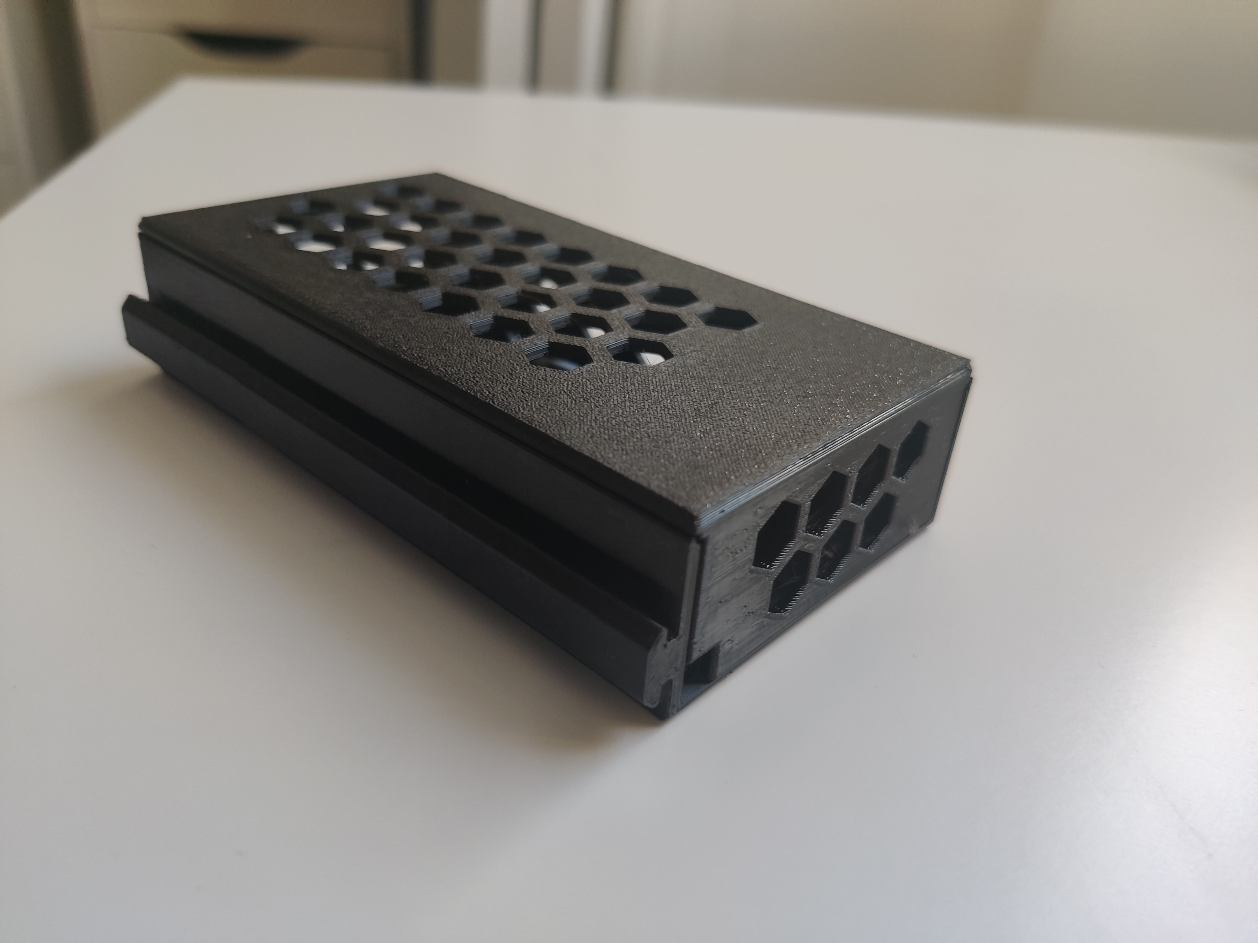 Raspberry Pi 4 case with 2020 extrusion mount and integrated LM2596 by ...