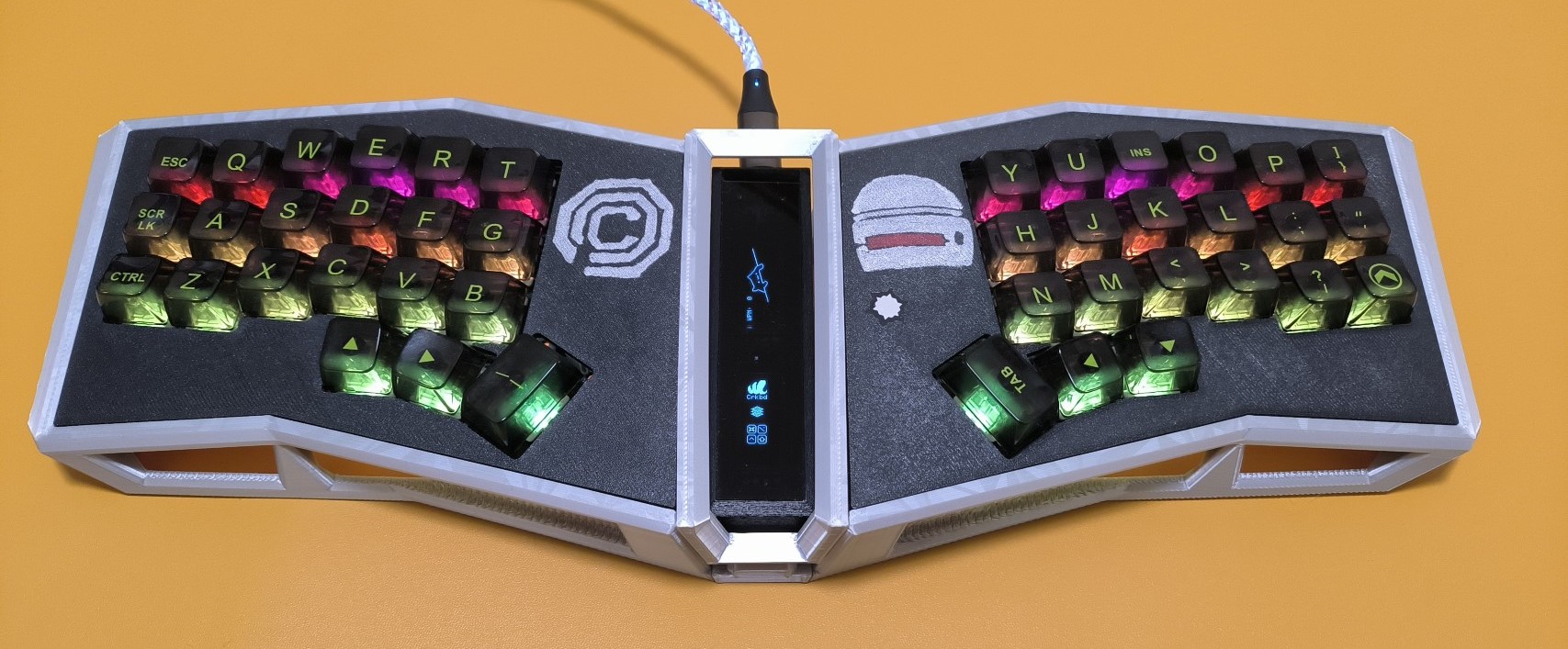 corne/crkbd keyboard afa case by WellKB | Download free STL model ...