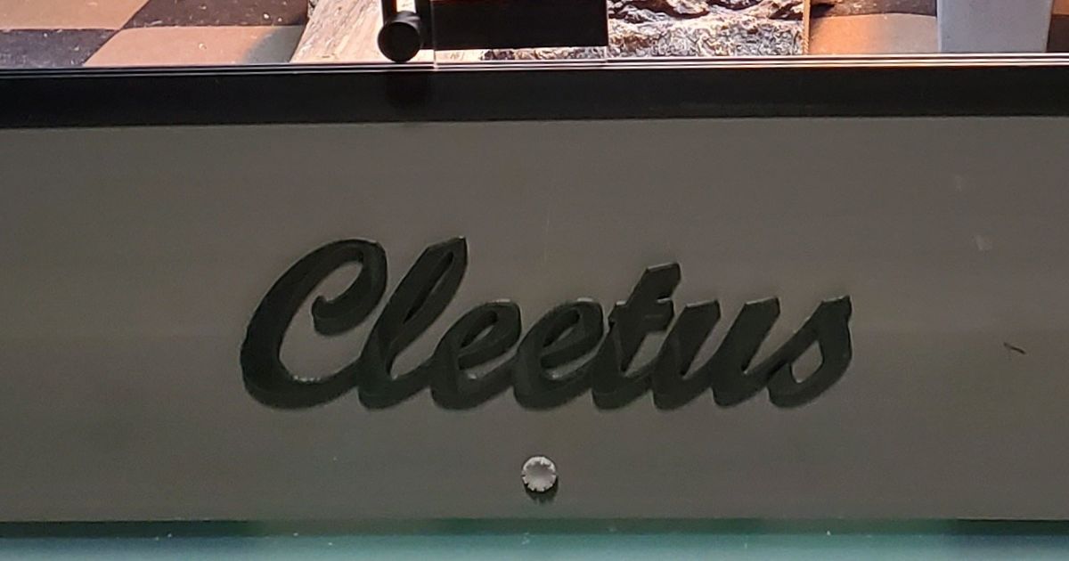 Cleetus Name Logo by Dustin Southers | Download free STL model ...