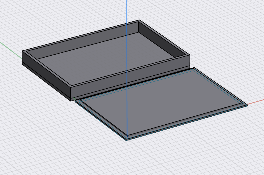 Simple Flat Box by DeastinY | Download free STL model | Printables.com