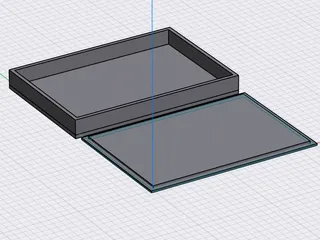 Simple Flat Box by DeastinY | Download free STL model | Printables.com