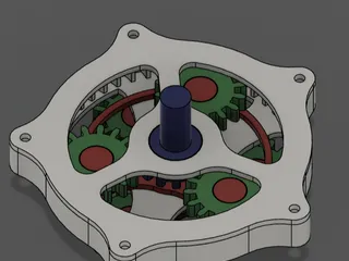 Stackable planetary gearbox by Yeet | Download free STL model ...