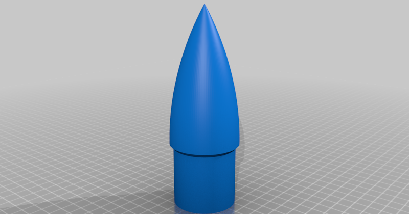 Model Rocket Nose Cone by Cube_squared | Download free STL model ...
