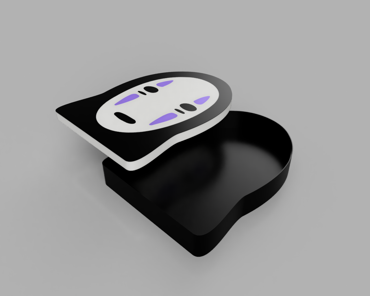 No Face, Kaonashi, Faceless Lightbox - Studio Ghibli by Valda3D ...