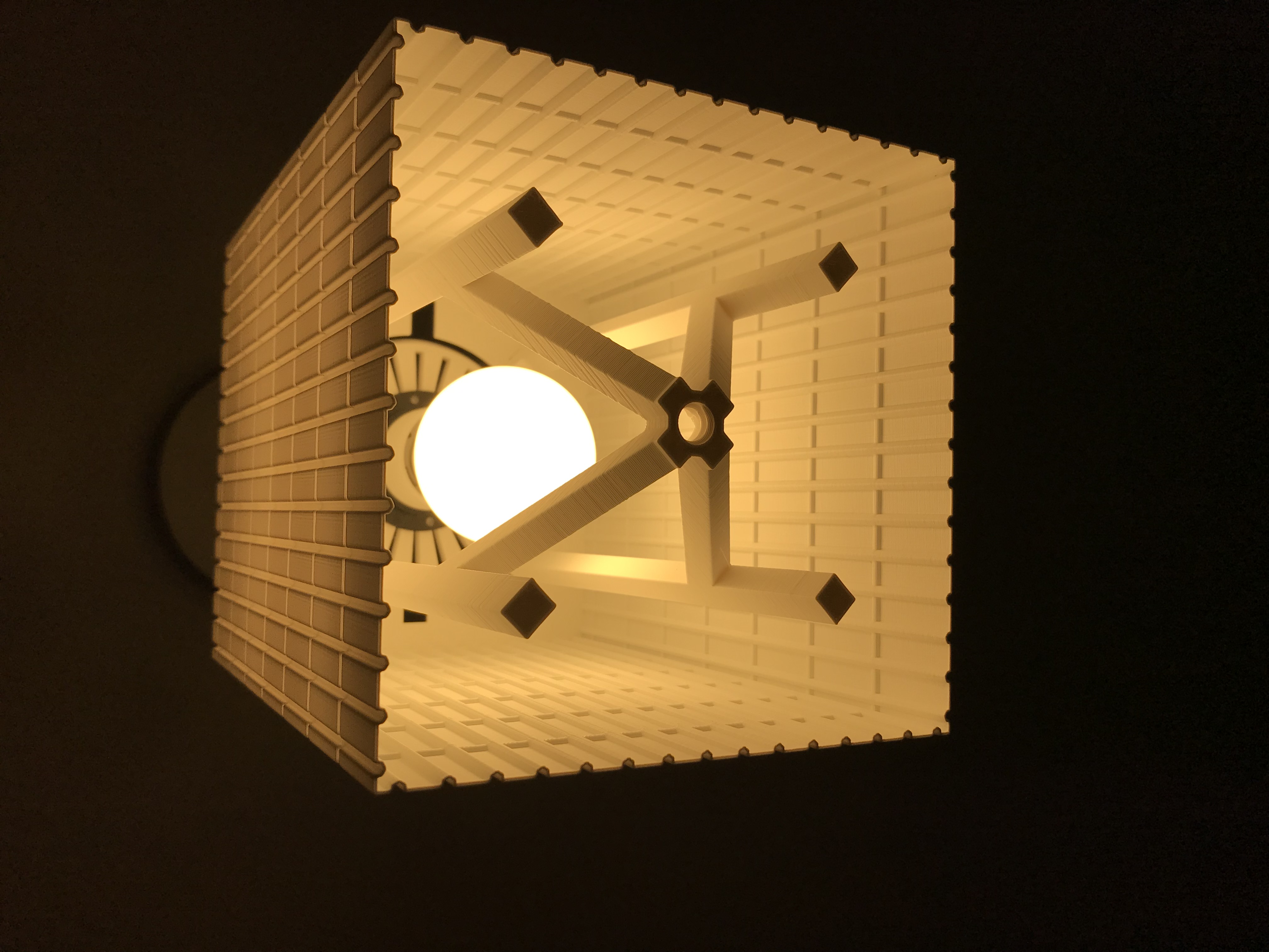 Pendant Lamp - Square Design by xyz | Download free STL model ...
