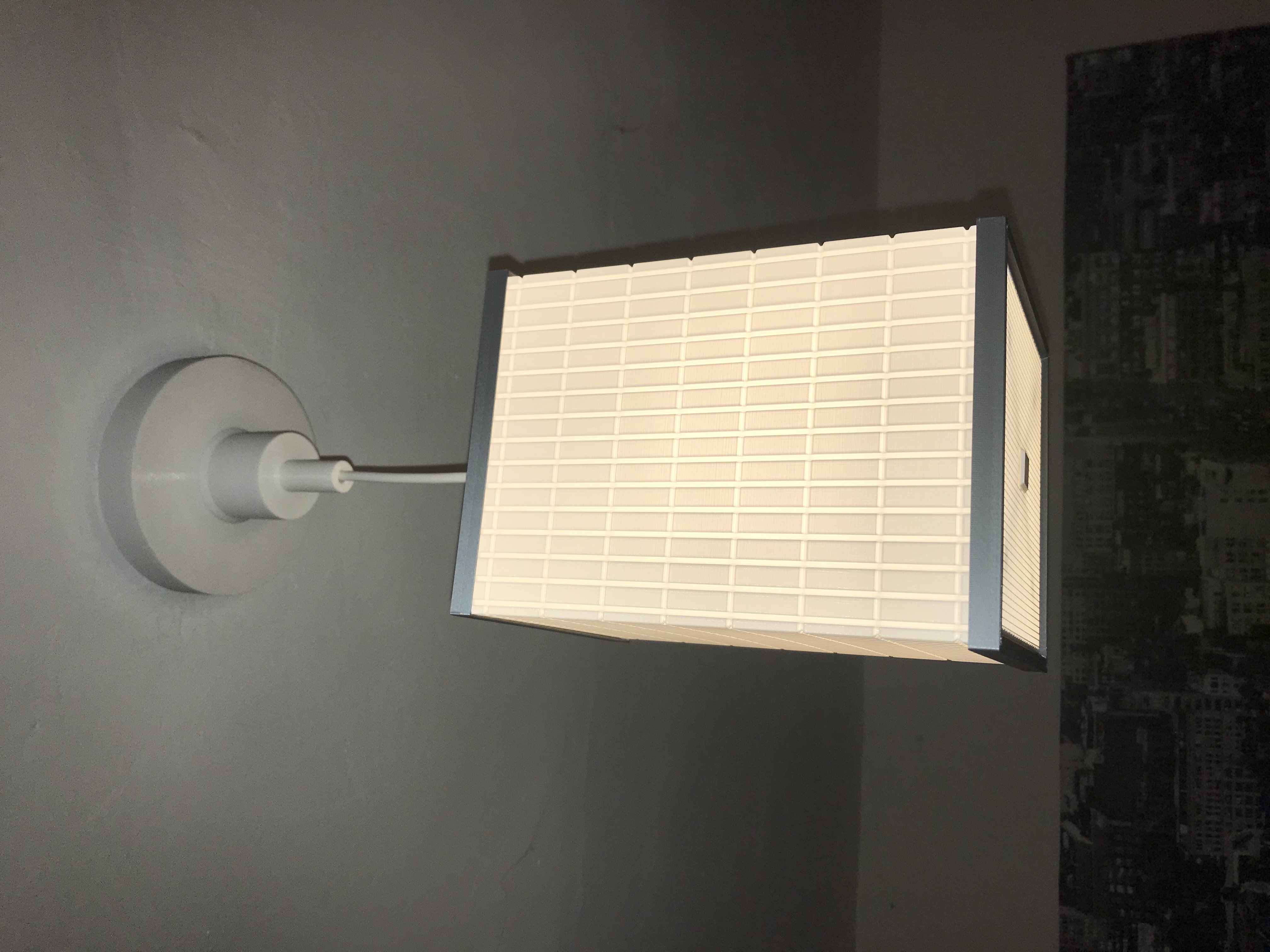 Pendant Lamp - Square Design by xyz | Download free STL model ...