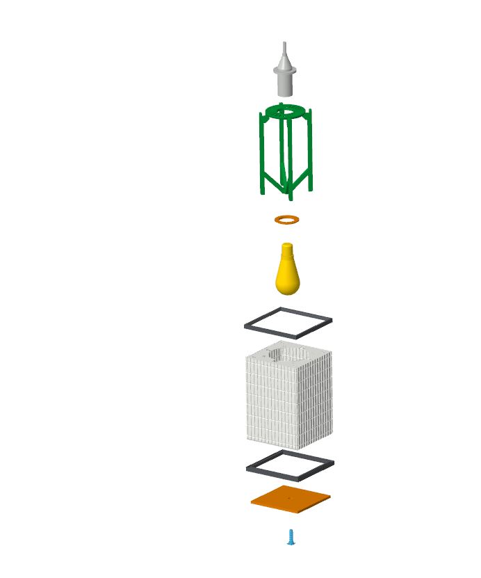 Pendant Lamp - Square Design by xyz | Download free STL model ...