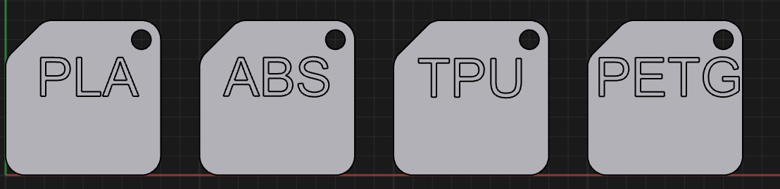 Filament Test Samples for reference by Cube_squared | Download free STL ...