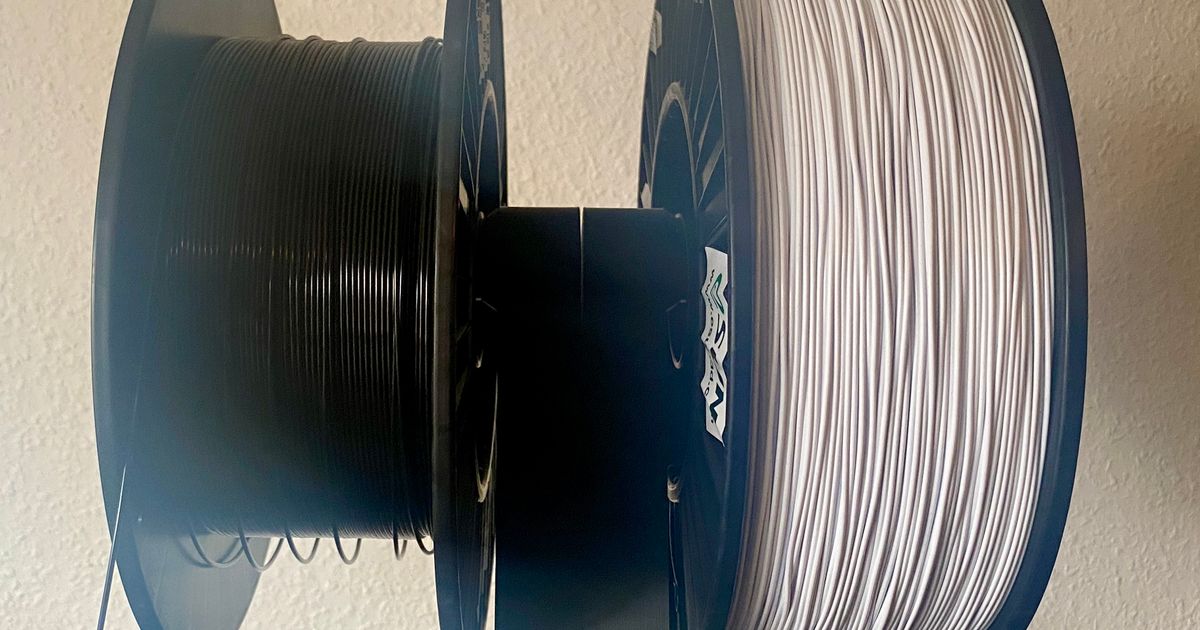 Simply Filament Spool Holder dual 3Kg 2Kg 1Kg Anycubic Kobra 2 Max by ...