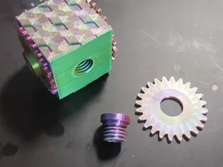 Geared Fidget Cube by kito-818 | Download free STL model | Printables.com