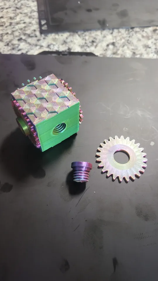 Geared Fidget Cube by kito-818 | Download free STL model | Printables.com