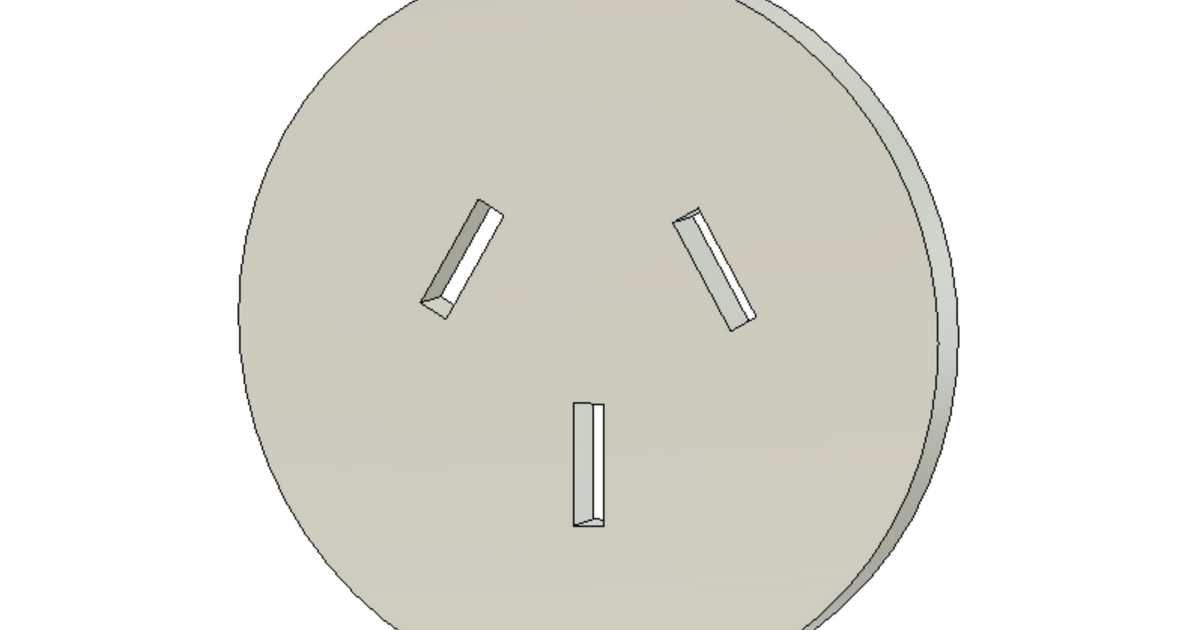Australian AU Electrical Socket Reference Model by 45Matches | Download ...